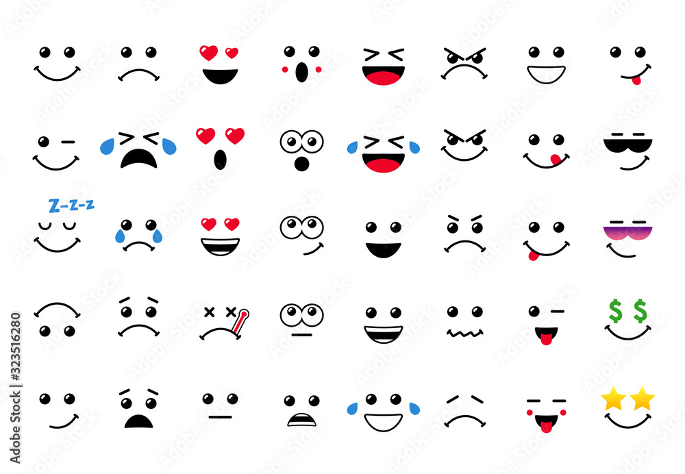 Smiling Eyes Cartoon