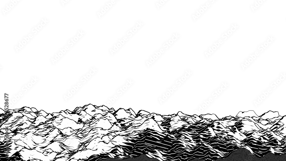 Abstract black ground drawing on white space BG Stock Vector | Adobe Stock