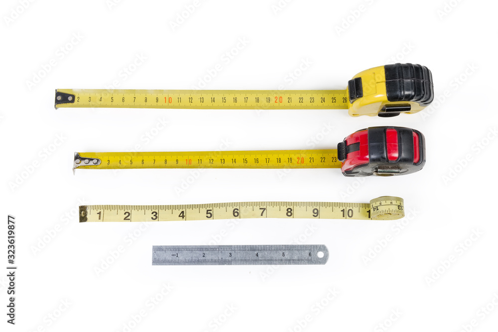 Used various measuring tools with marking in different measure unit ...