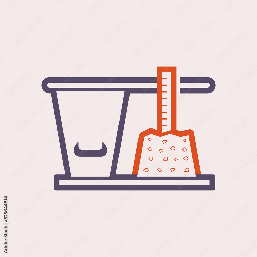 concrete testing icon Stock Vector | Adobe Stock