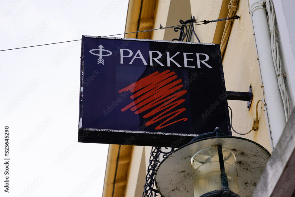 parker sign shop logo leader in the pen and fountain pen market store ...