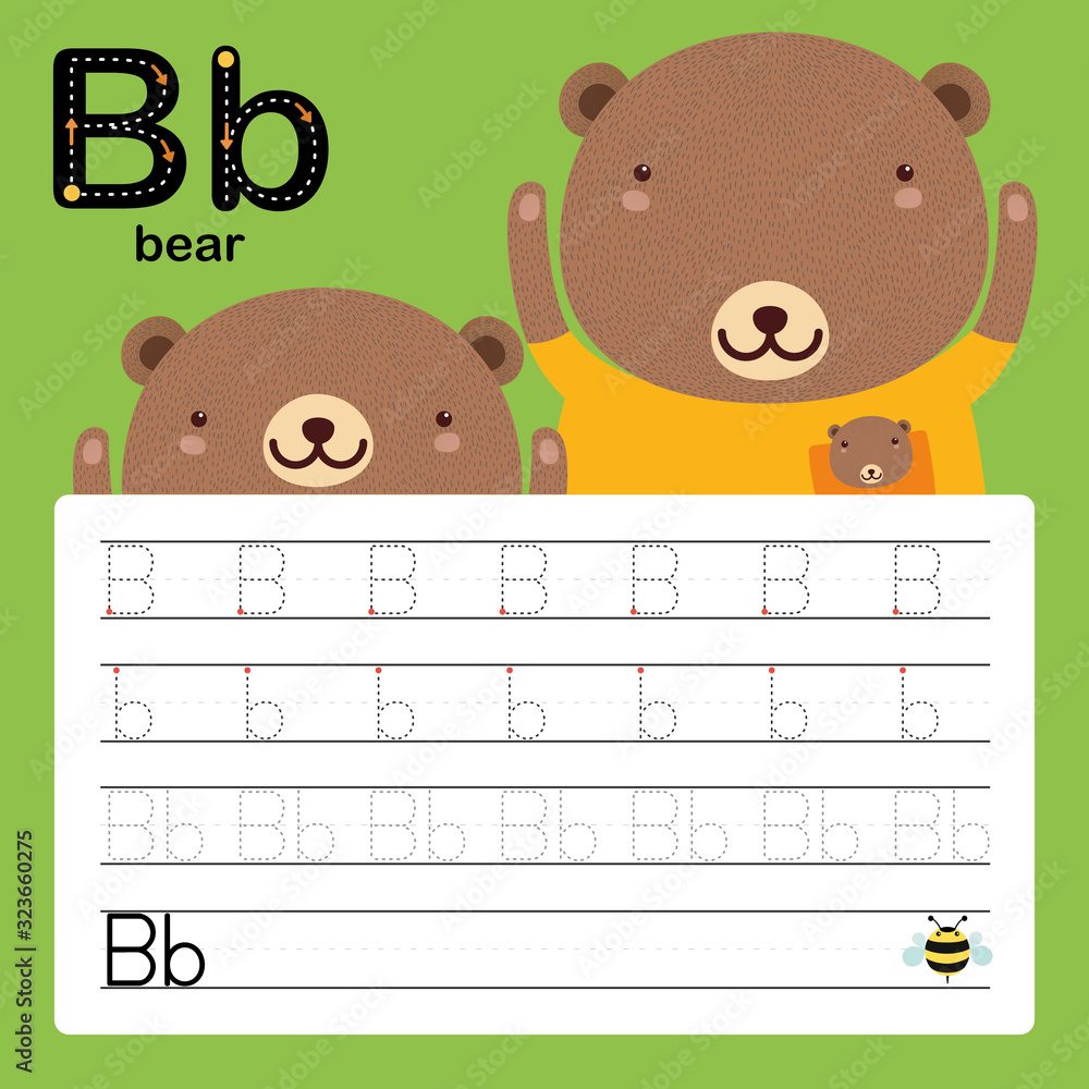 Alphabet tracing worksheet for preschool and kindergarten to improve ...