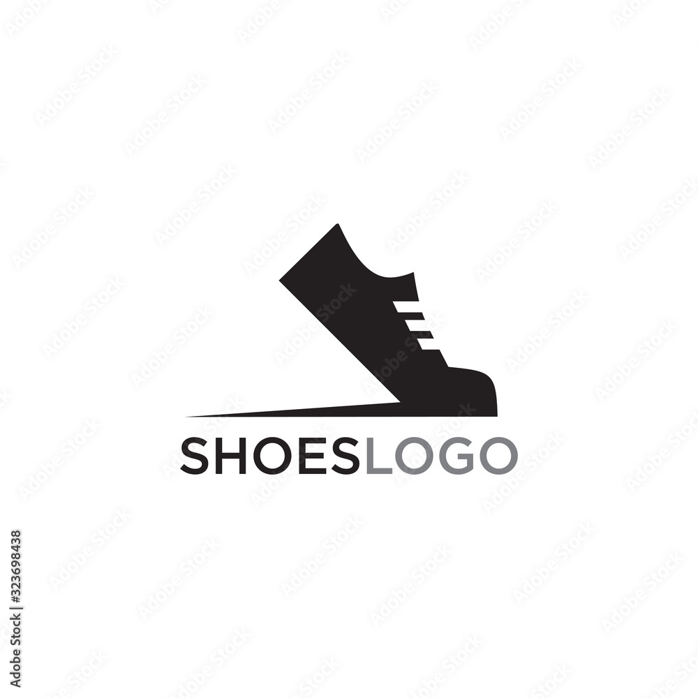 Shoes company logo design vector illustration template Stock Vector ...