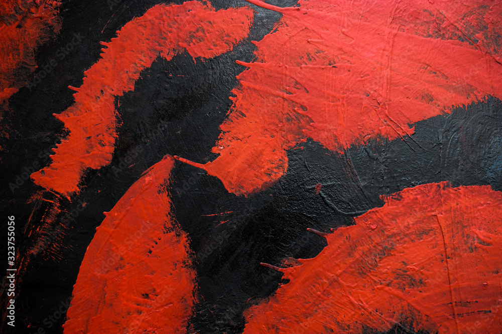 Red and black paint stain texture background. Stock Photo | Adobe Stock