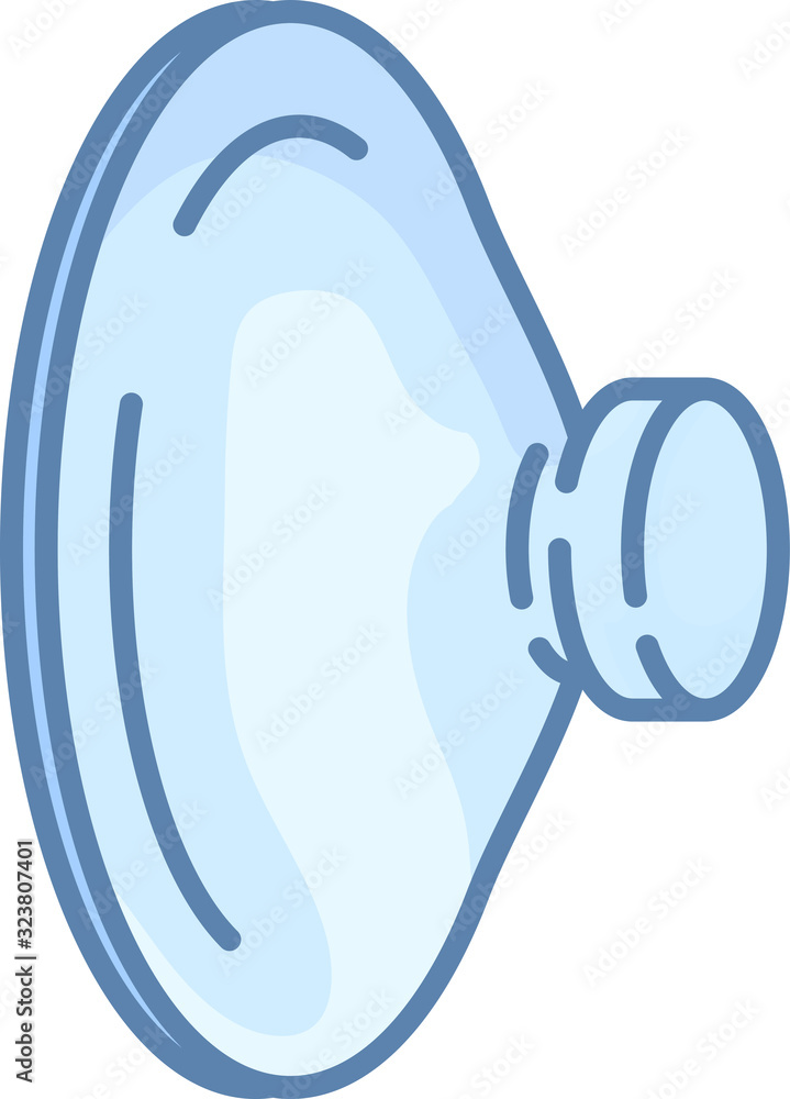 Vetor de Suction cup icon , vector illustration do Stock | Adobe Stock