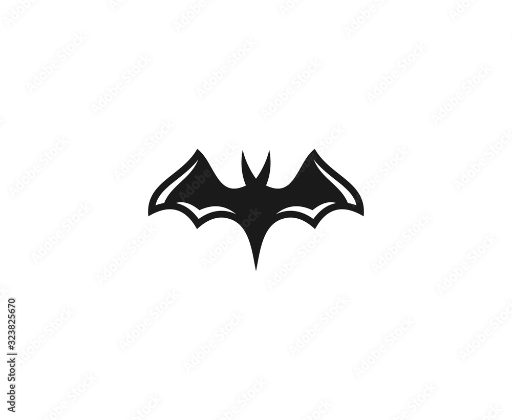 Bat logo Stock Vector | Adobe Stock