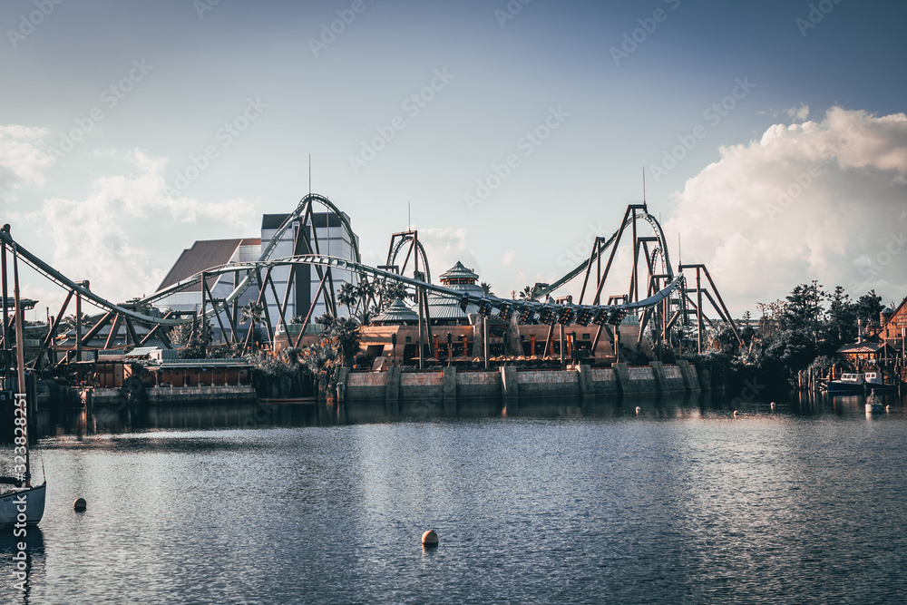 OSAKA, JAPAN - AUGUST 12, 2019: The LAGOON at the HOLLYWOOD AREA in ...