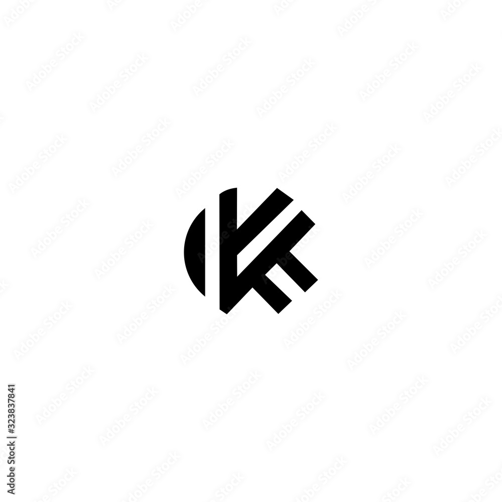 K creative logo design template Stock Vector | Adobe Stock