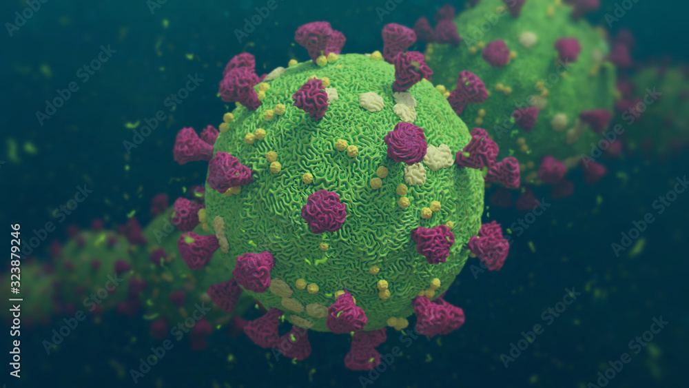 Covid-19 coronavirus, virus that causes acute respiratory infections ...