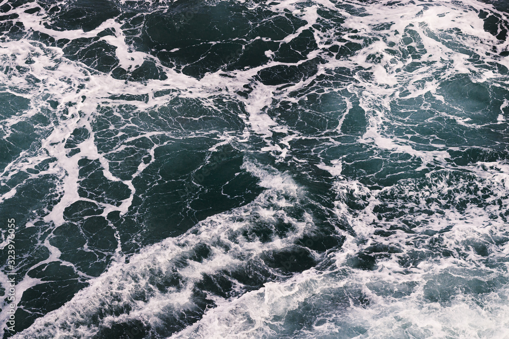 textura de las olas rotas en el mar Stock Photo | Adobe Stock