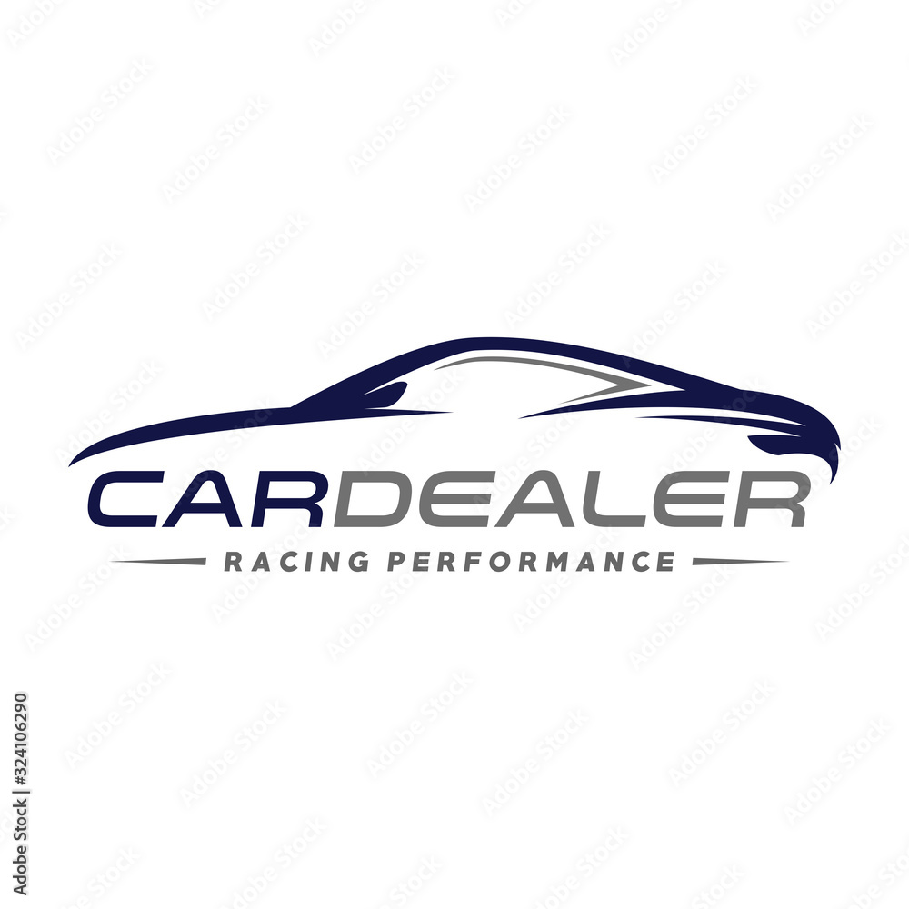 Automotive, Car Showroom, Car Dealer Logo Vector Stock Vector | Adobe Stock