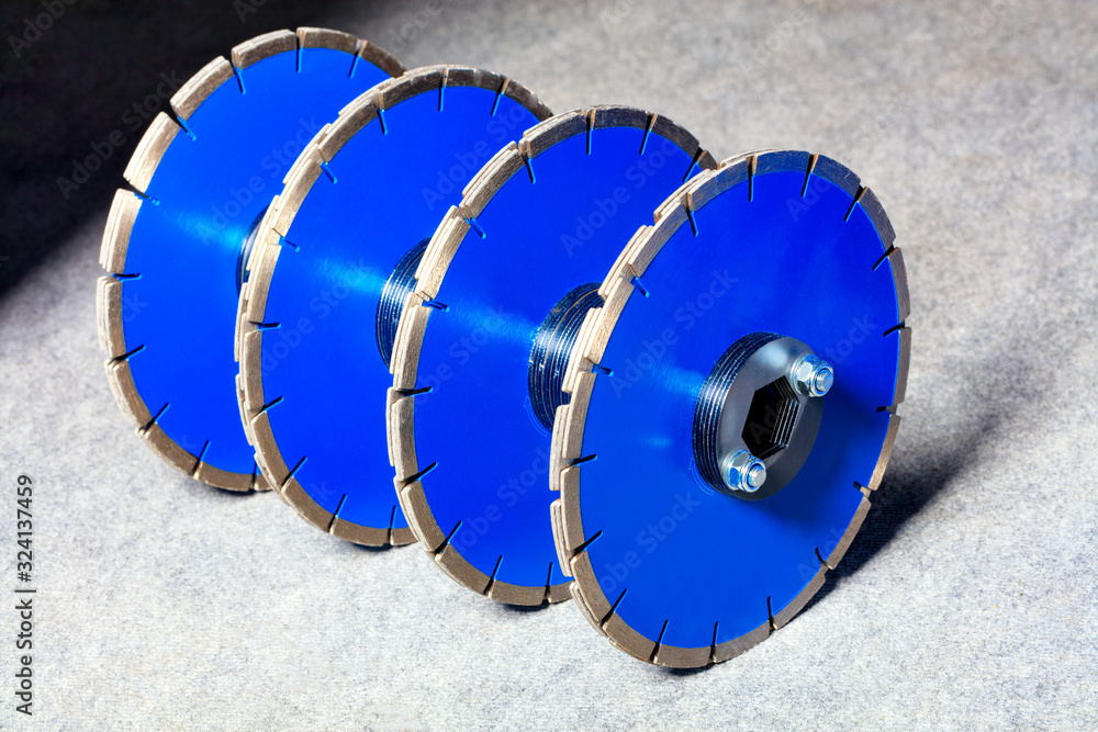Diamond cutting discs for concrete and reinforced concrete are ...