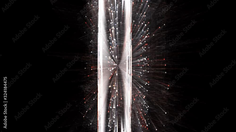 4k I letter i alphabet word tag cloud-computer code particle.The Matrix ...