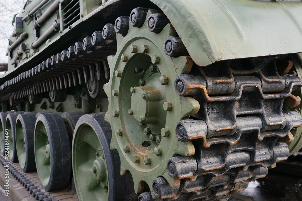 Russian military equipment, modern tanks, weapons for war Stock Photo ...