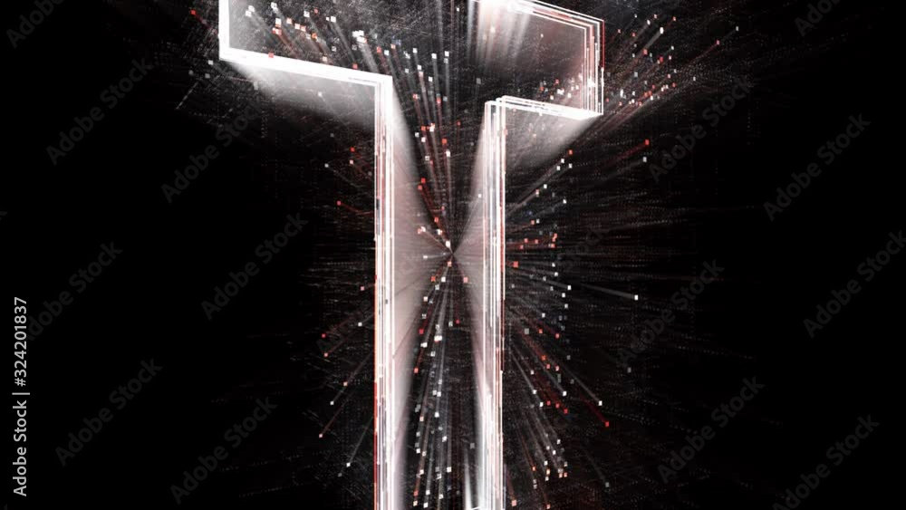 4k T letter alphabet word tag cloud-computer code particle.The Matrix binary text design ...