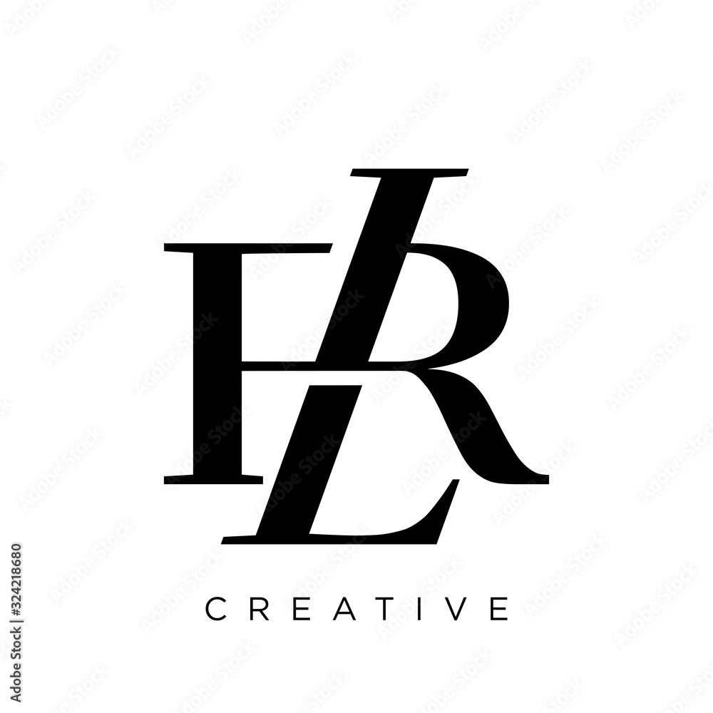 rl logo design vector icon Stock Vector | Adobe Stock