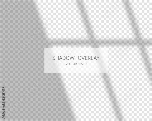 Shadow overlay effect. Soft shadow form window. Vector soft shadow and ...