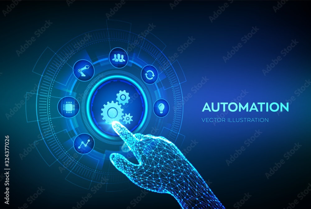 Automation Software. IOT and Automation concept as an innovation ...