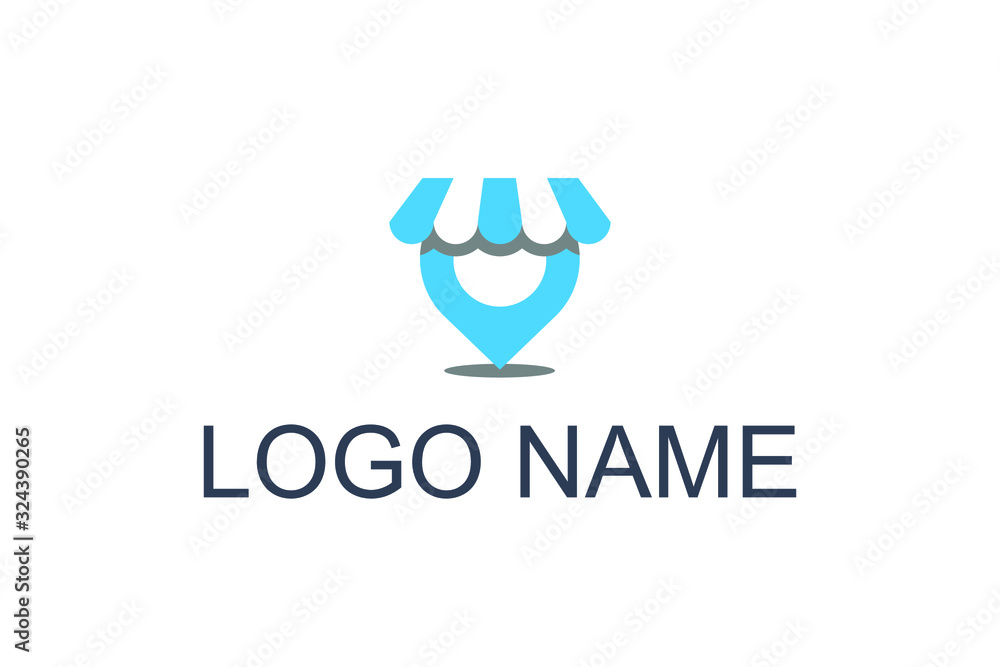 logo point shop vector Stock Vector | Adobe Stock
