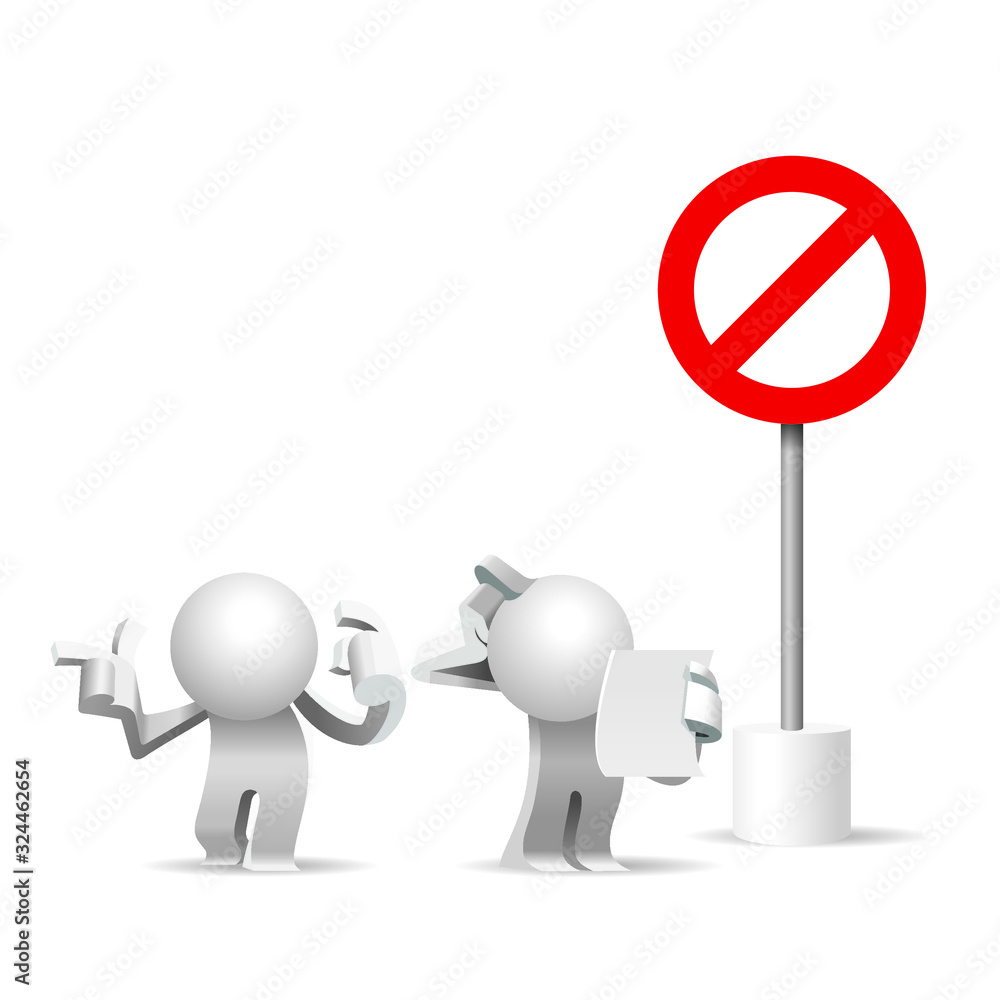 Clipart Of Little White Man