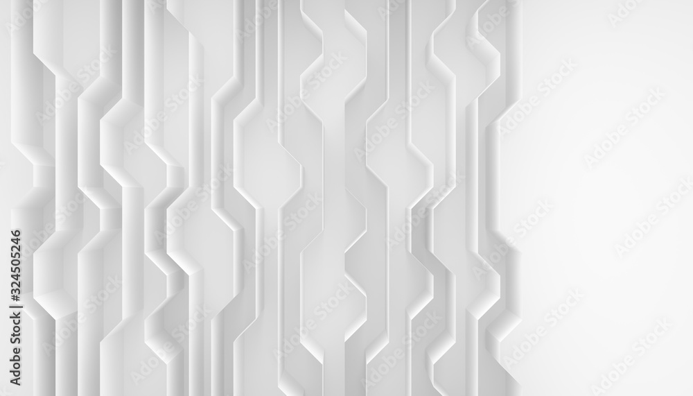 Abstract Engineering Background. Minimalistic Graphic Design. White ...