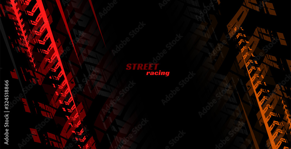 Tire Poster Background Stock Vector | Adobe Stock