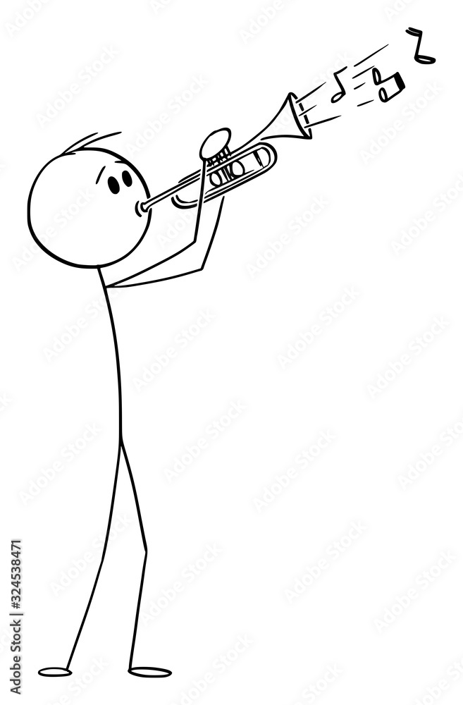 Vector cartoon stick figure drawing conceptual illustration of man or ...