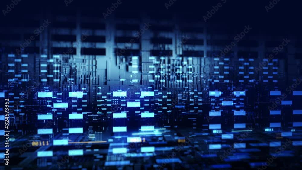 Technology background/Technology background of the abstract computer ...