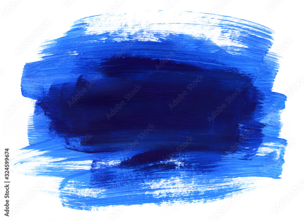 Blue and dark blue hand drawn texture on white background Stock ...