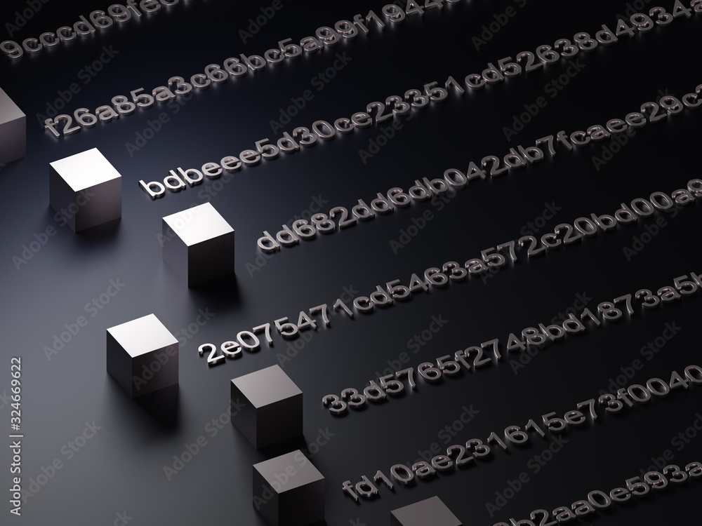 Blockchain blocks and their hexadecimal hash values conceptual ... Blockchain blocks and their hexadecimal hash values conceptual ...