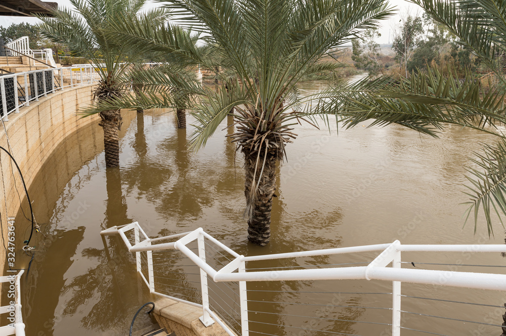 The Israeli part of the Baptismal Site of Jesus Christ on the Jordan ...