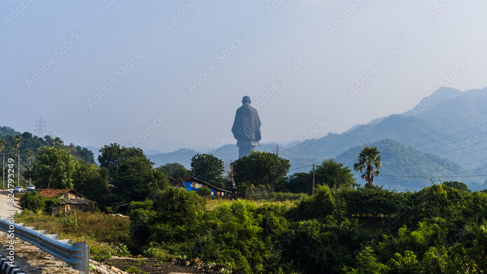 world's tallest statue, statue of unity at narmada dam also called as ...