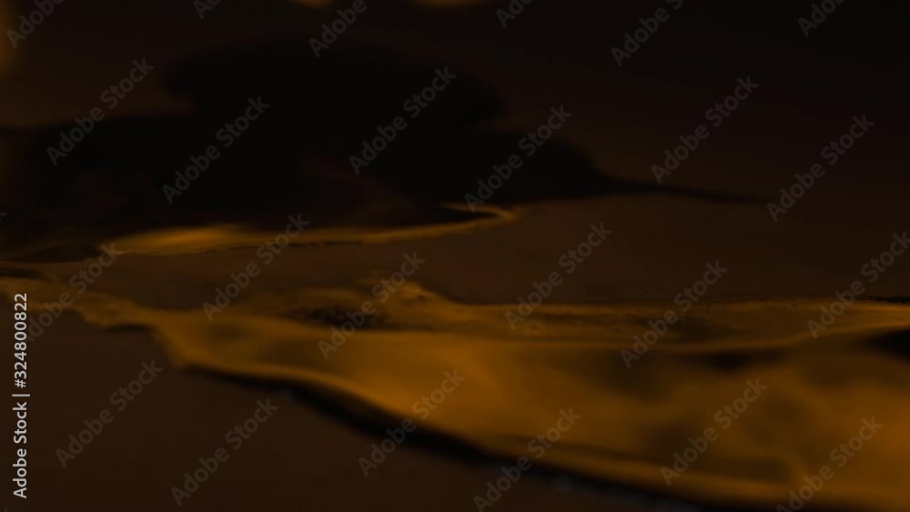 fire, flames, on a black background, burning liquid, gasoline and fire ...