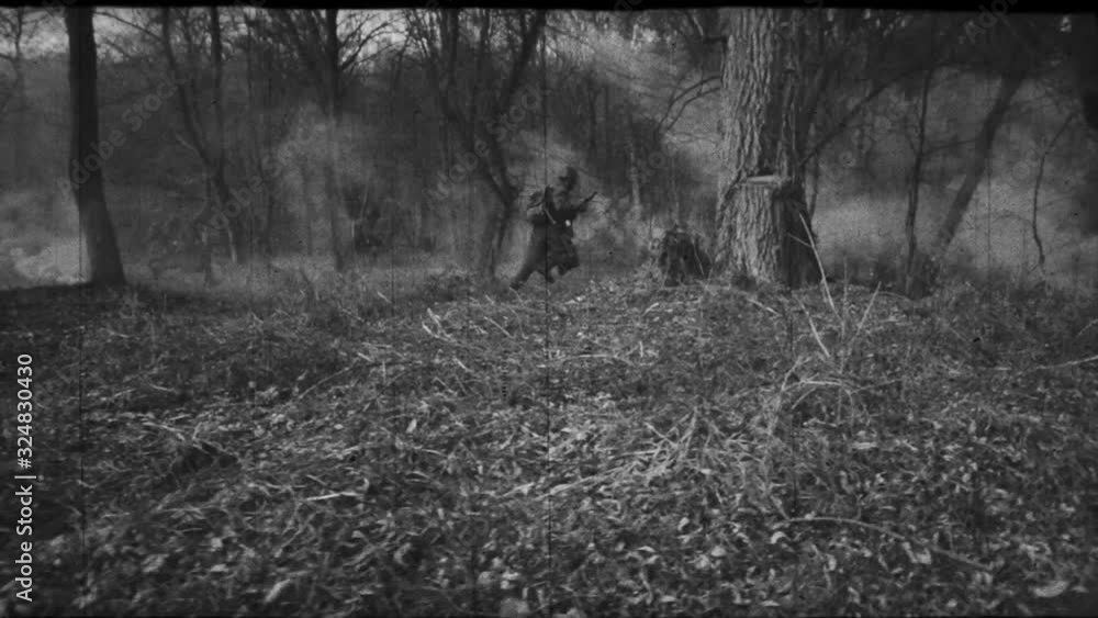 Archival footage from the East Front during World War II. Soviet Union ...