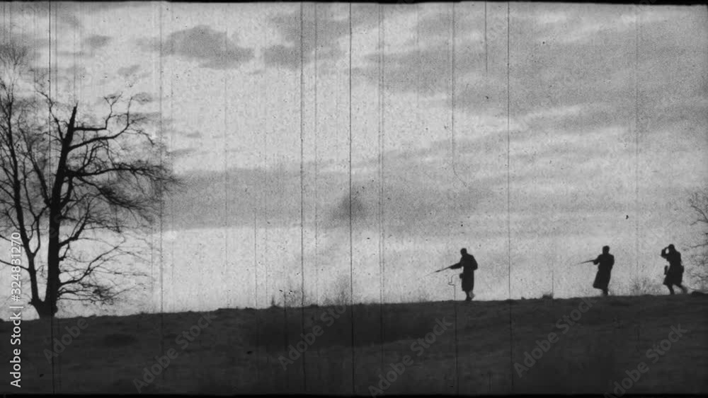 Archival footage from the East Front during World War II. Soviet Union ...