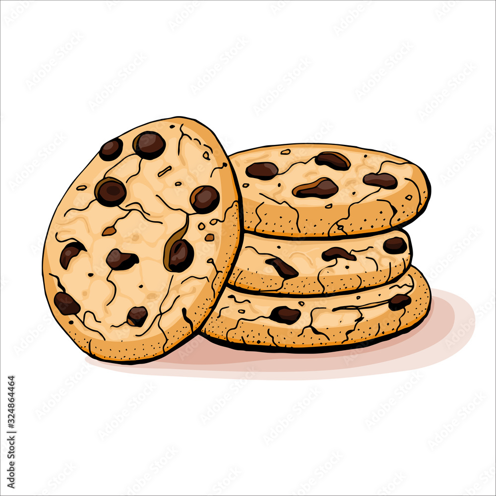 cookies Stock Vector | Adobe Stock