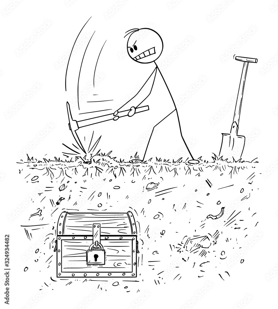 Vector cartoon stick figure drawing conceptual illustration of man ...