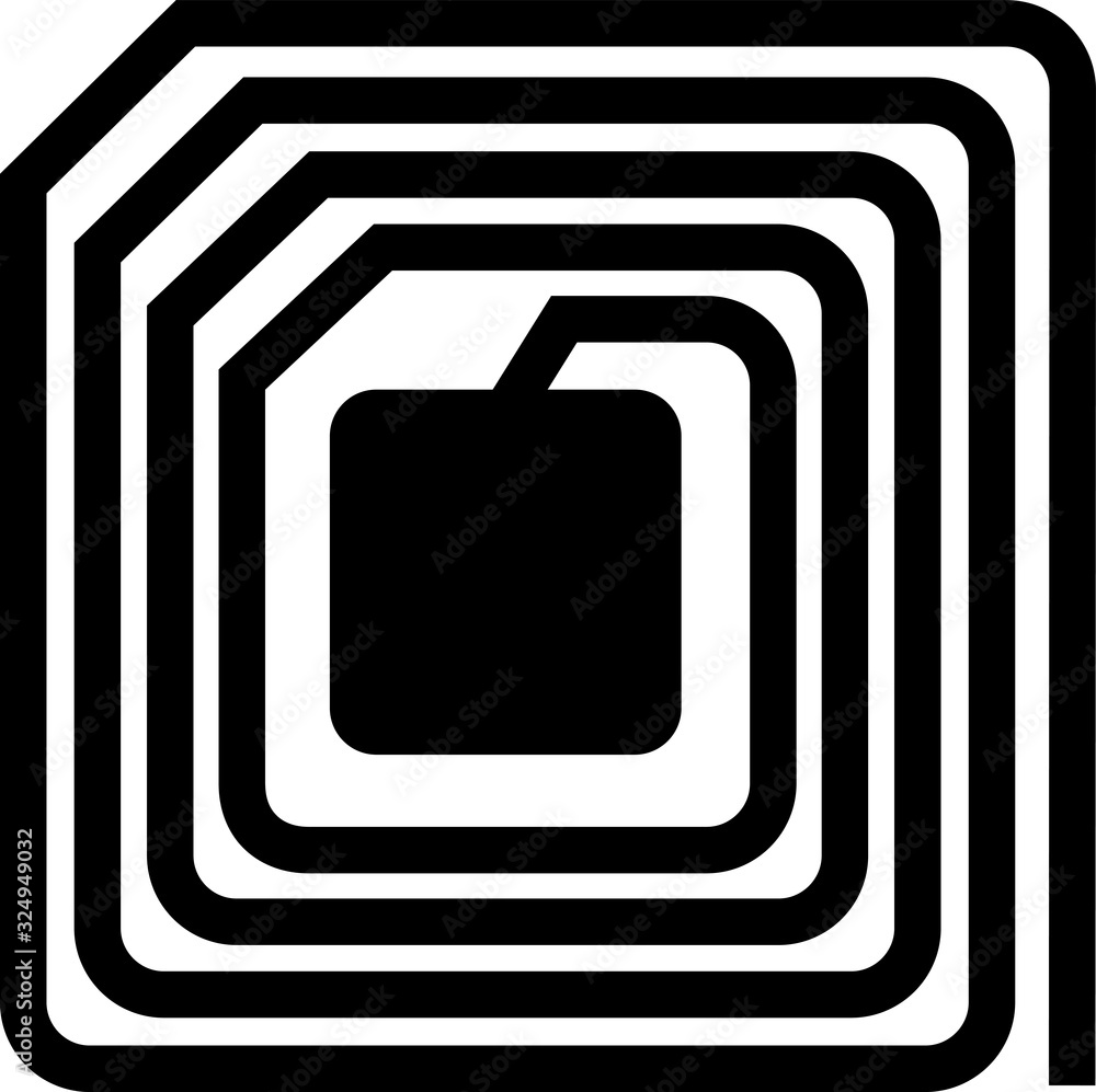 RFID (Radio-frequency identification) Stock Vector | Adobe Stock