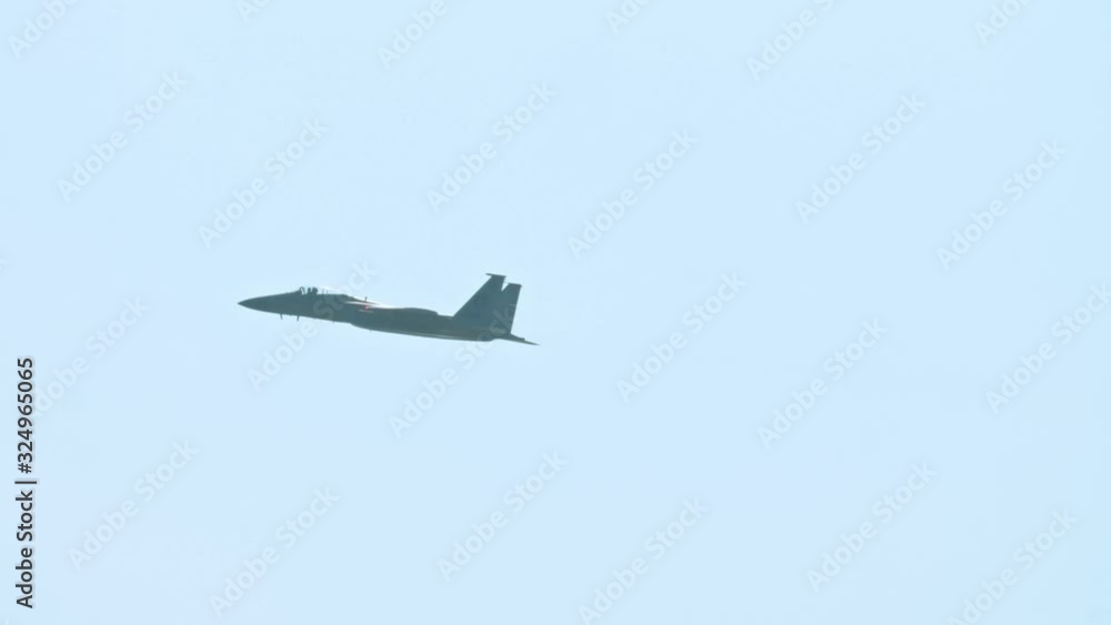 Kadena AB Okinawa Japan Feb 21 2020 Military aircraft taking off and on ...