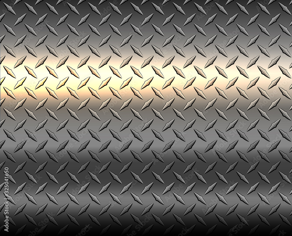 Metallic silver diamond metal texture Stock Vector | Adobe Stock