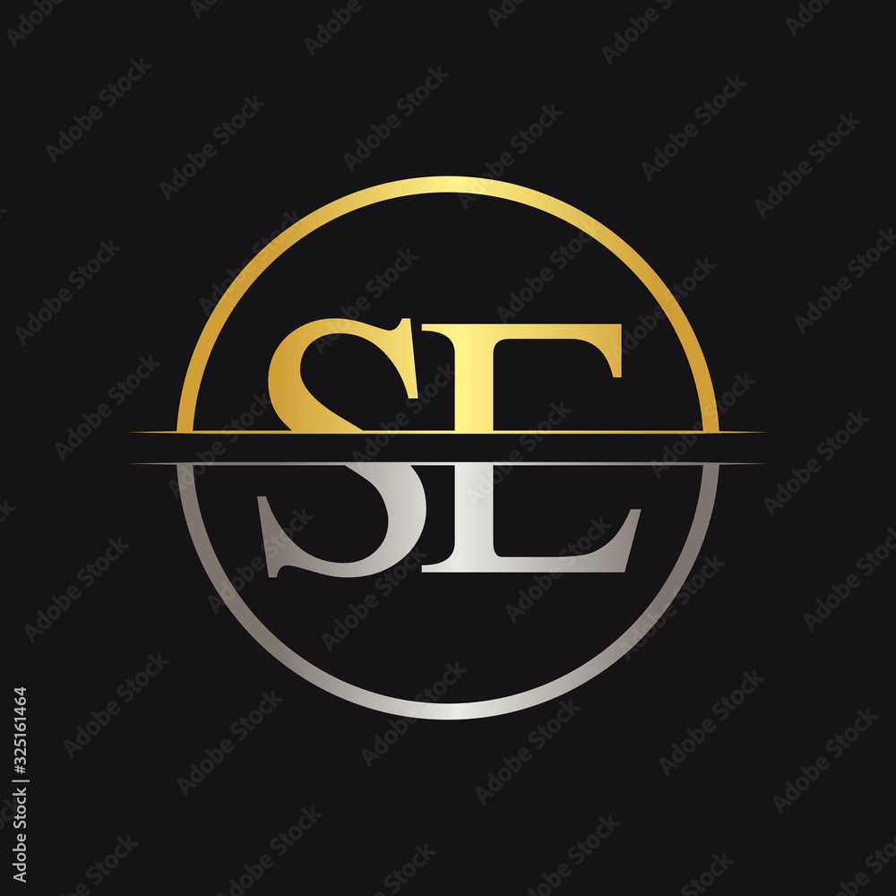 Initial Letter SE Logo Design Vector Template. SE Letter Logo Design ...