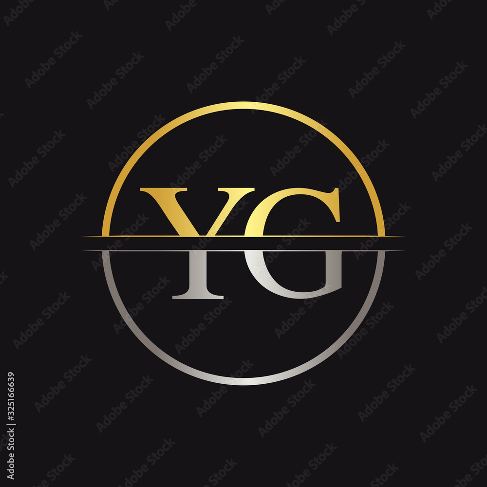 Initial YG Logo Design Vector Template. Creative Letter YG Business ...