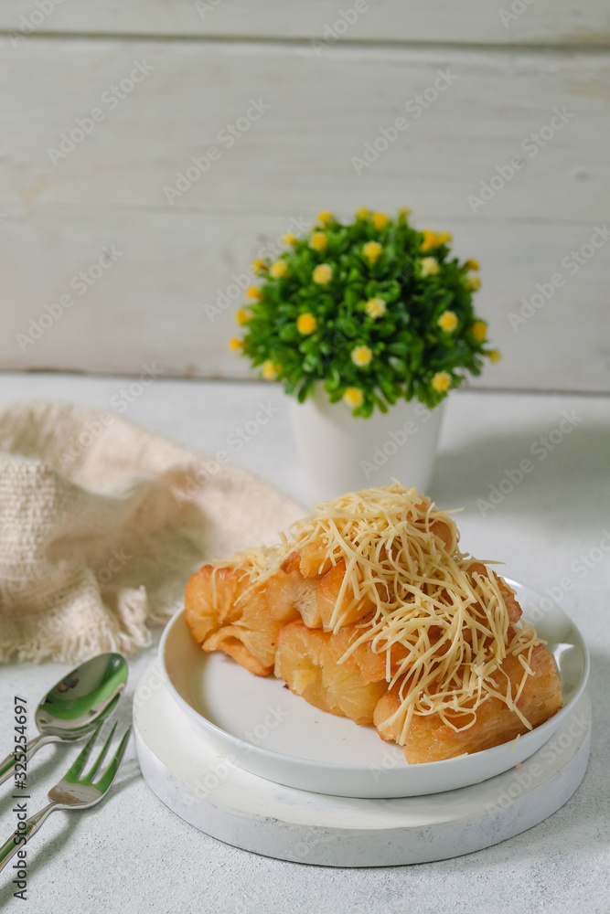 Deep fried cassava root. Brazilian Mandioca Frita (deep fried cassava ...