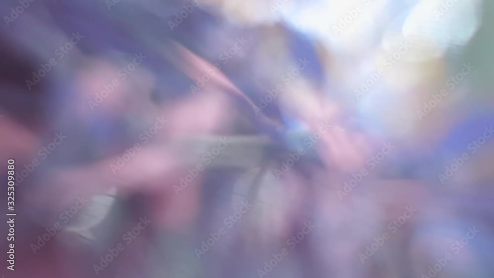 Soft faded pastel colored flowers leaves background with flowing and ...
