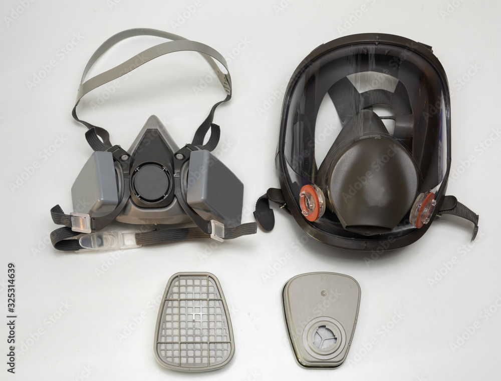 gas mask againest virus, Personal Protective Equipment(PPE) Stock Photo ...