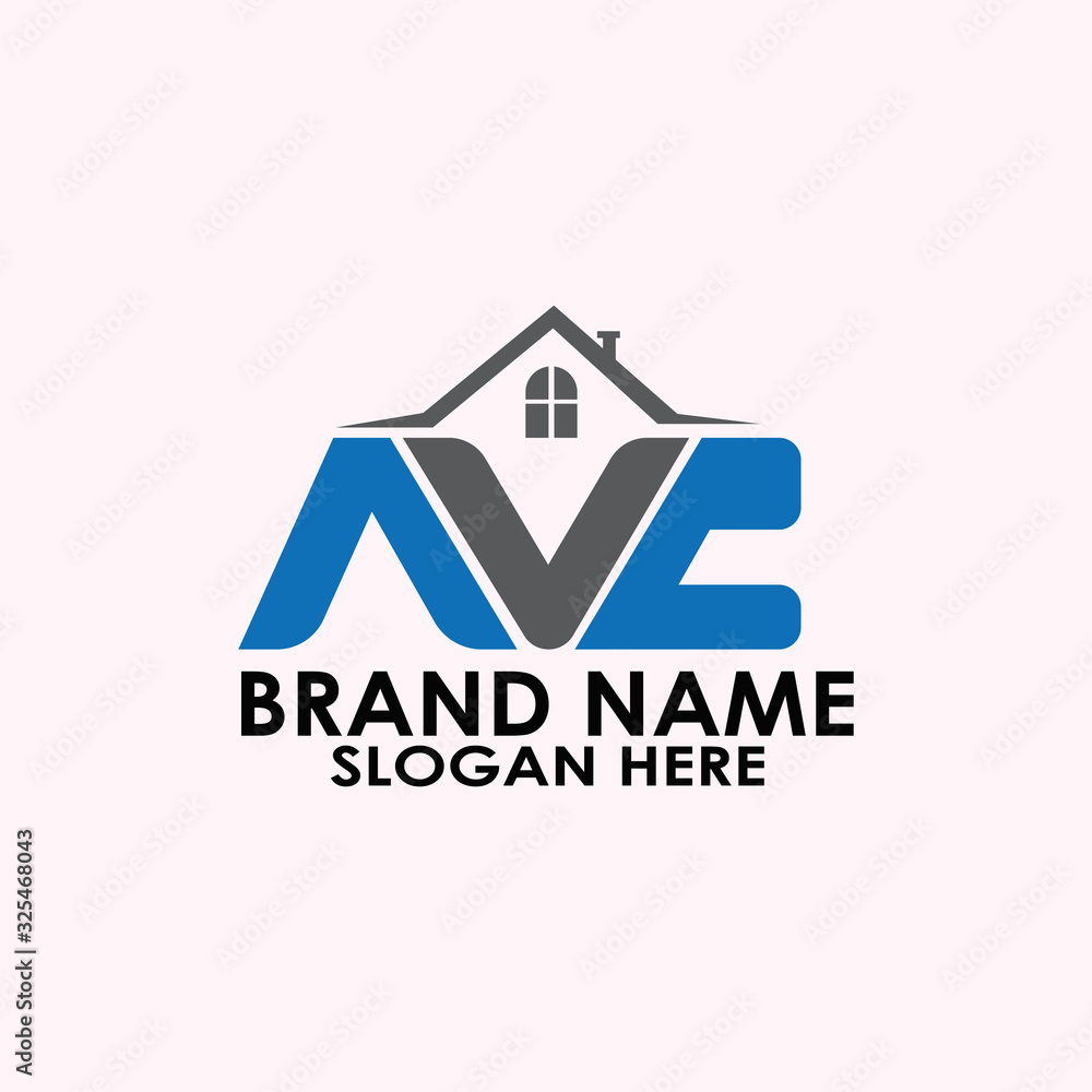 logo avc real estate vector design Stock Vector | Adobe Stock