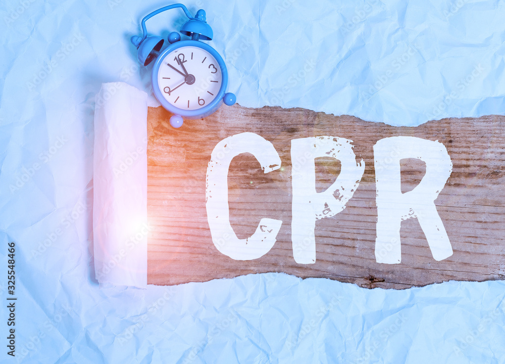 Word writing text Cpr. Business photo showcasing cardiopulmonary ...