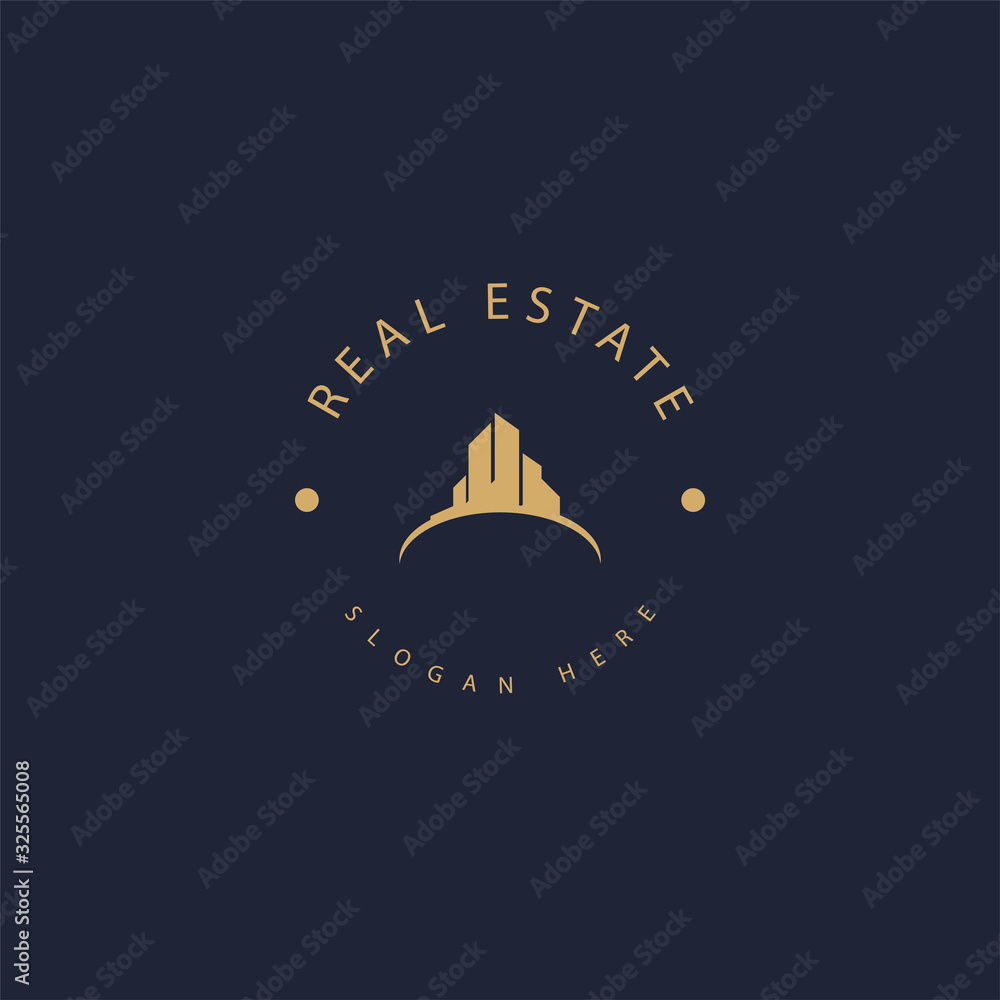 Vector Illustration real estate logo templates. Can use icon, emblem ...