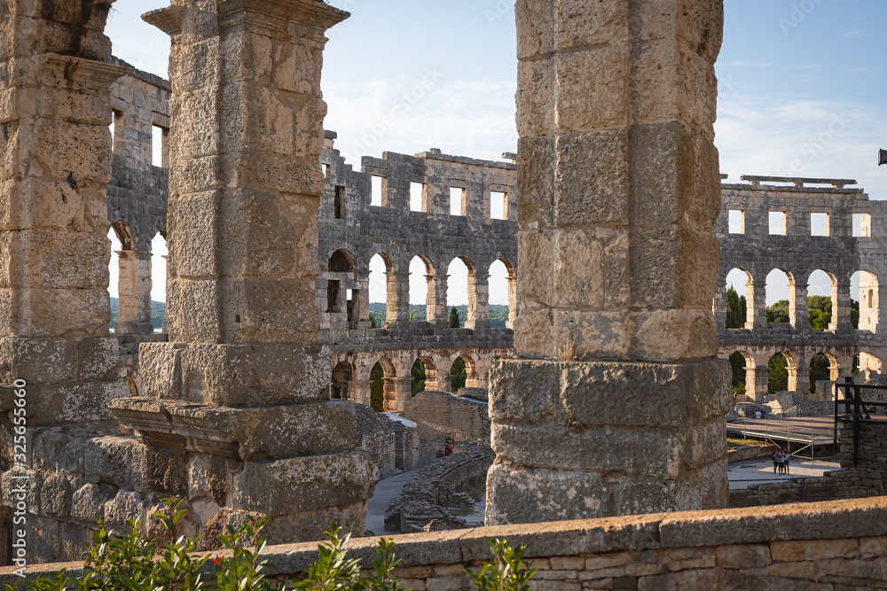 Pula Arena (Pulska Arena, Arena di Pola) - one of the largest preserved ...