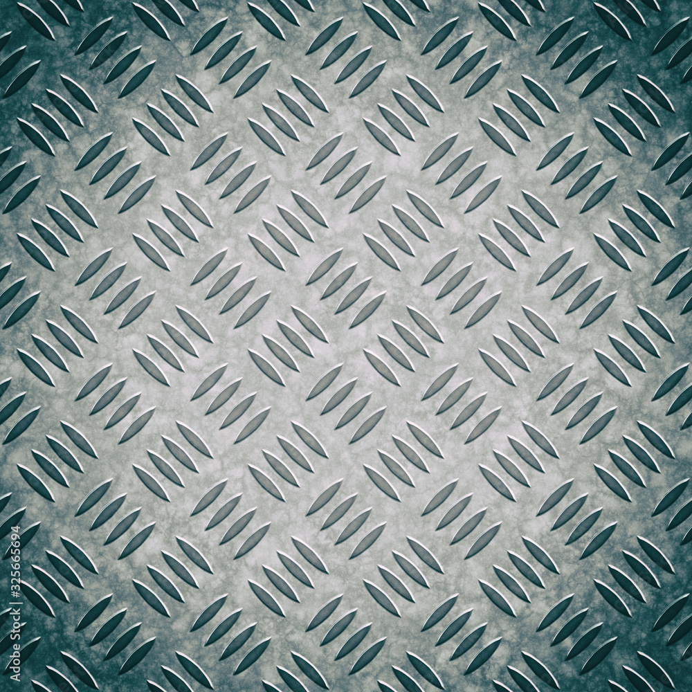 Metal diamond pattern non-skid gray wrap around texture seamless tile ...